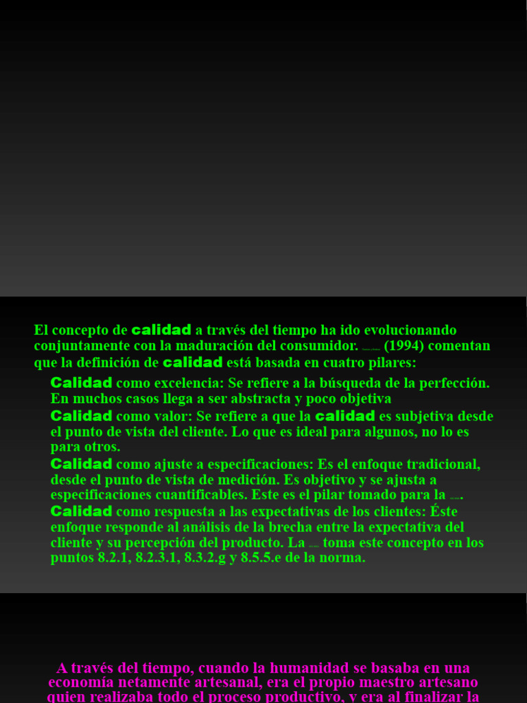 Calidad | PDF | Calidad (comercial) | Economias