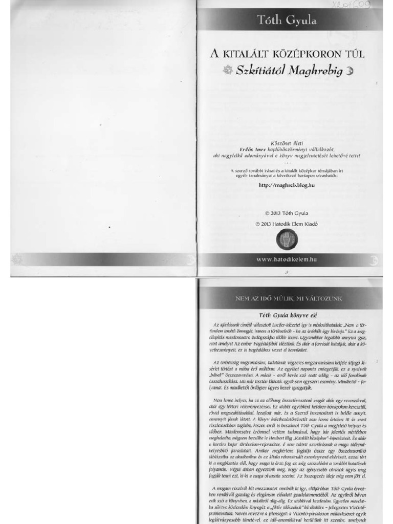 Tóth Gyula- A Kitalált Középkoron Túl 1. Pp001-117_c | PDF