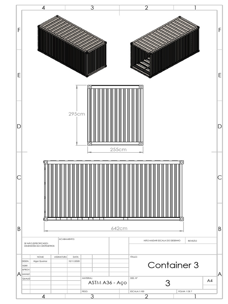 Container 3 - Desenhos | PDF