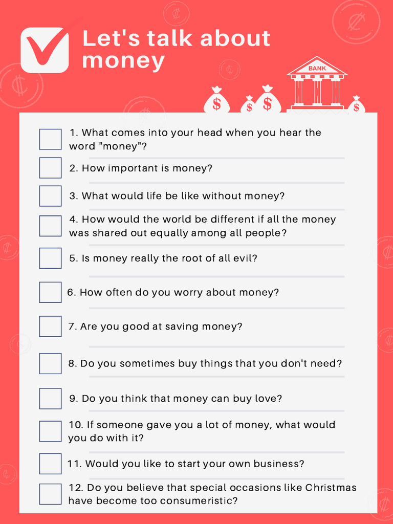 Let's Talk About Money! | PDF