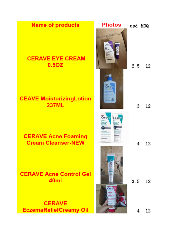 Cerave | PDF | Skin | Dermatology