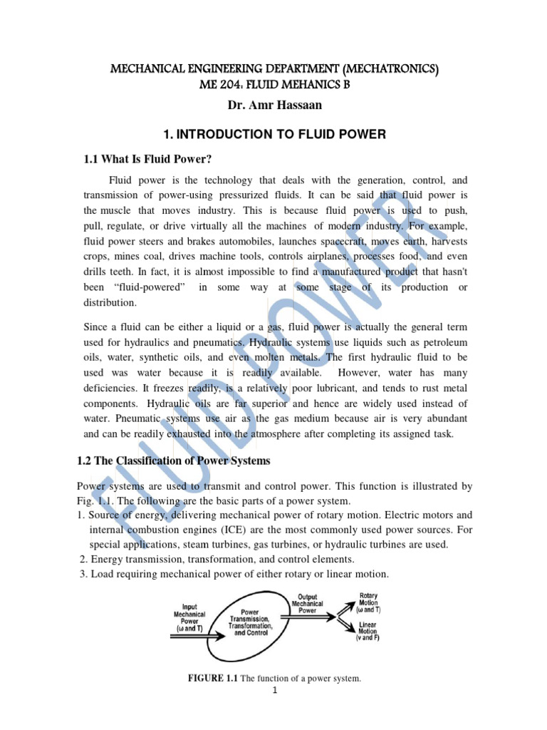 Ch. 1 | PDF | Engines | Power (Physics)