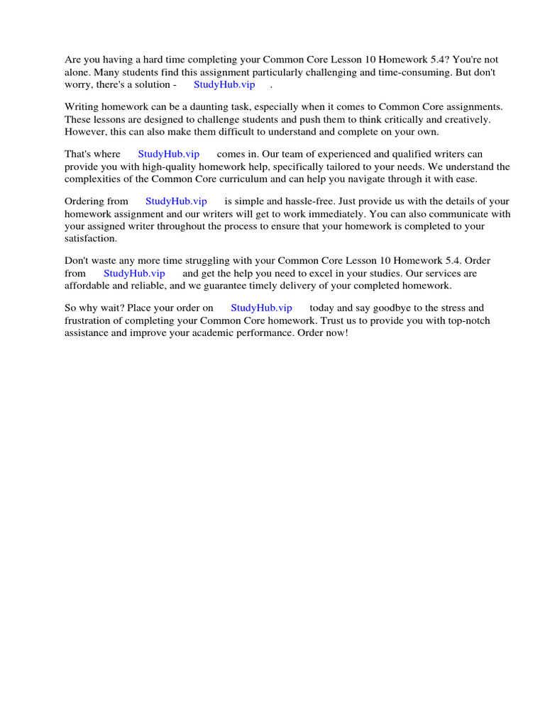 Common Core Lesson 10 Homework Help | PDF | Mathematics | Homework