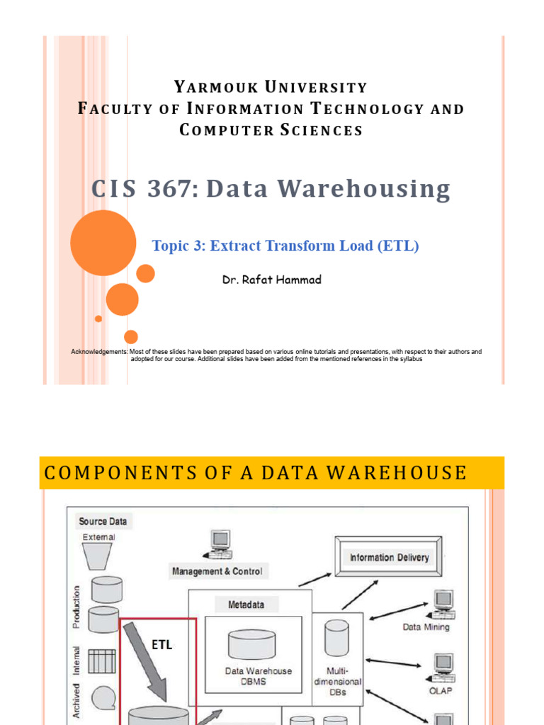 ELT Process | Download Free PDF | Data Warehouse | Databases