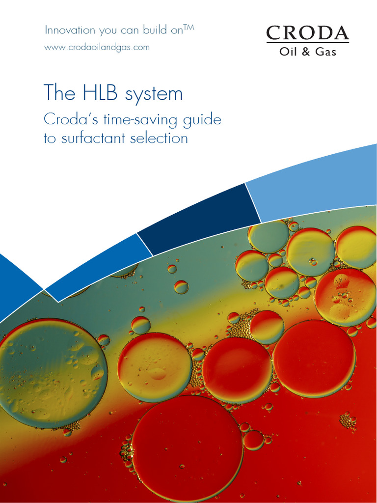 HLB Guide For Web | PDF | Emulsion | Surfactant