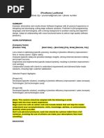 FAANG Resume Template | PDF | Résumé | Computer Programming