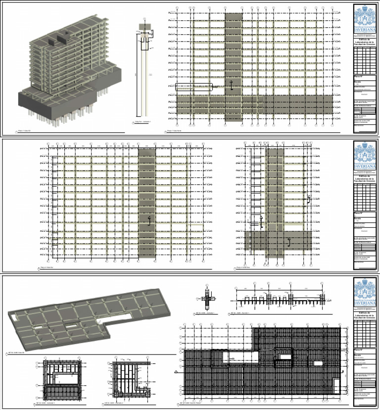 Planos Estructurales de Sistema Combinado | PDF | Ingeniería | Ciencias ...