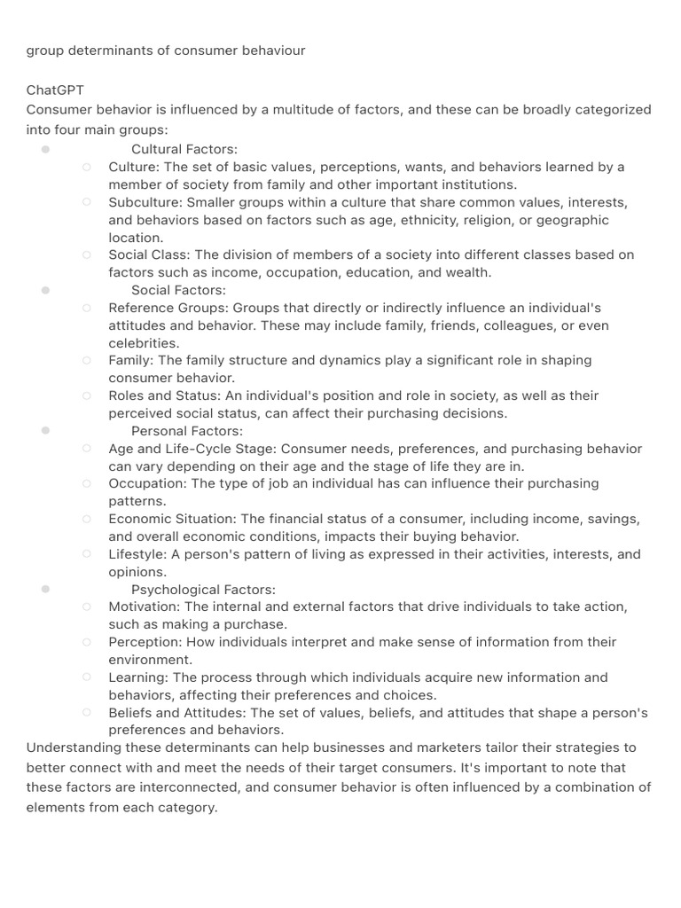 module 3 | PDF | Consumer Behaviour | Behavior