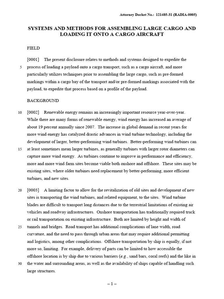 RADIA-0005-PCT - PCT Application | PDF | Transport