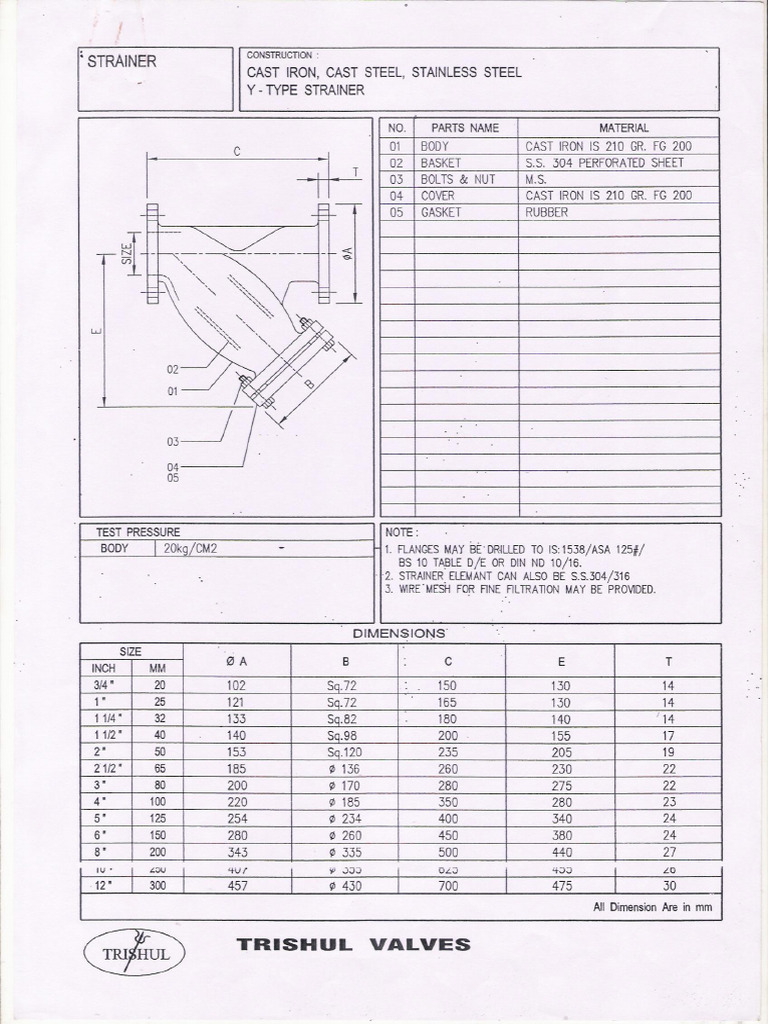 Trishul YStr FE Drawing | PDF