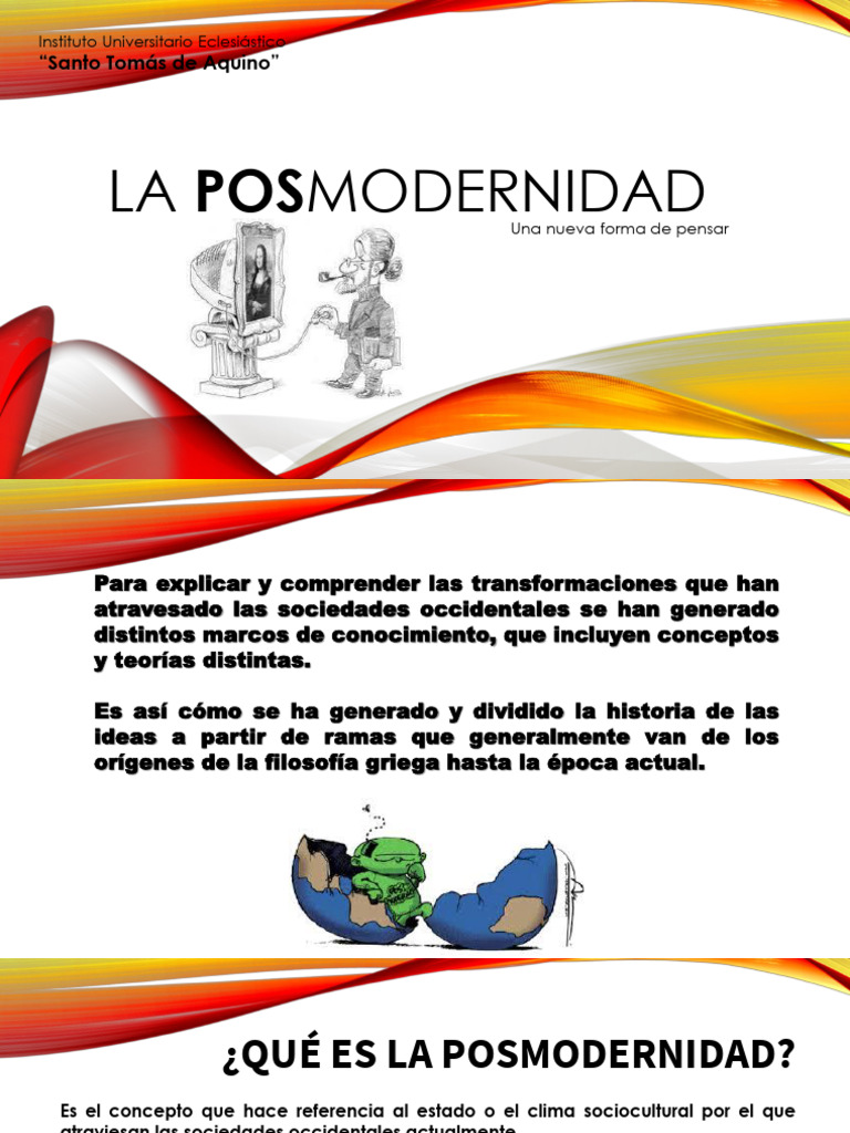 Filosofía y Dimensiones de la Posmodernidad | PDF | Pensamiento ...