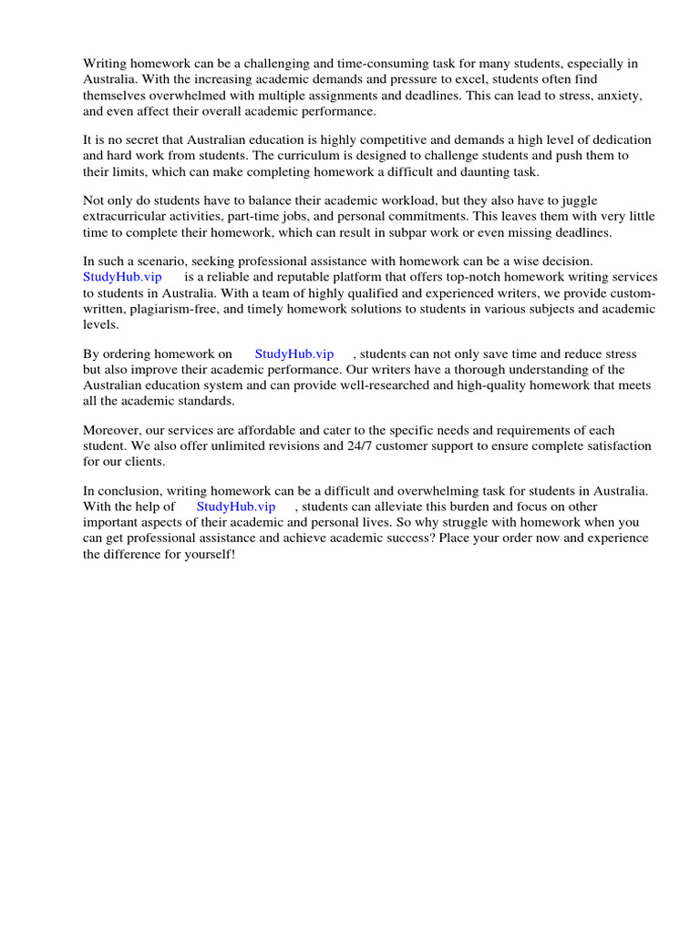 Australian Homework Study | PDF | Travel Visa | Homework