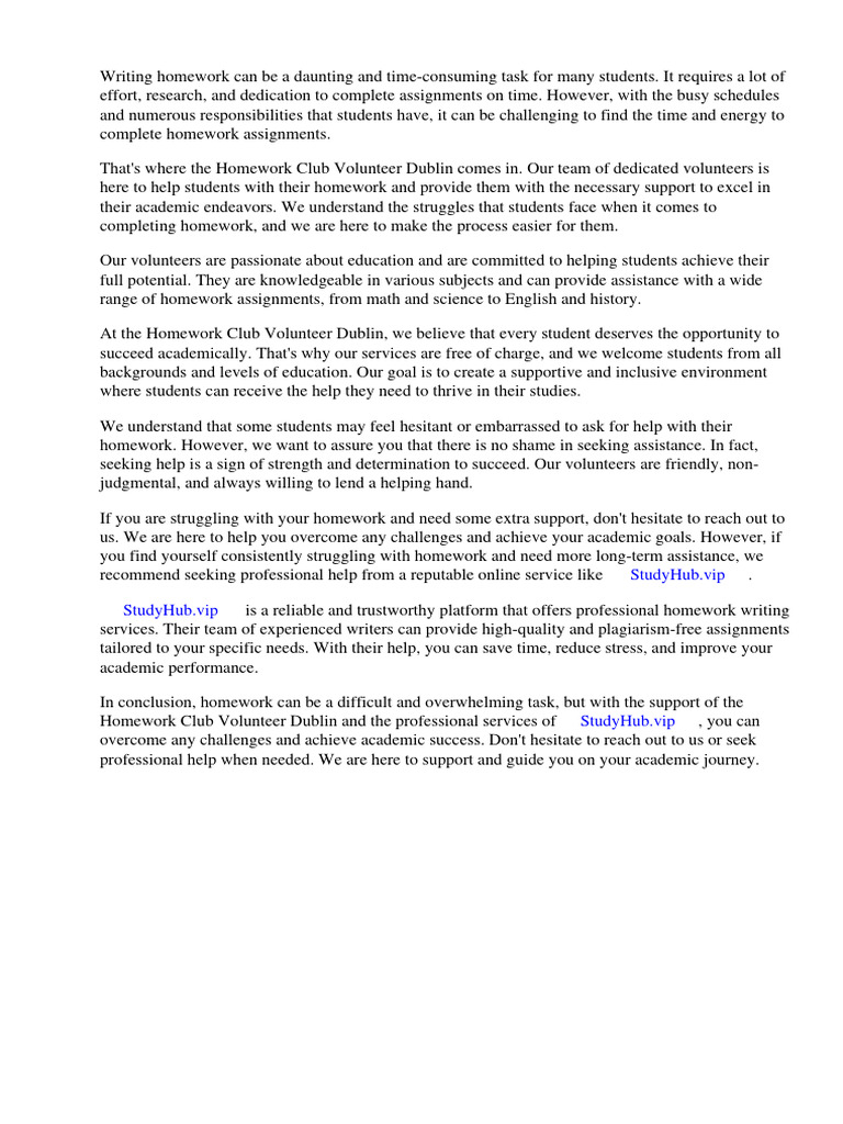 Homework Club Volunteer Dublin | PDF | Http Cookie | Homework