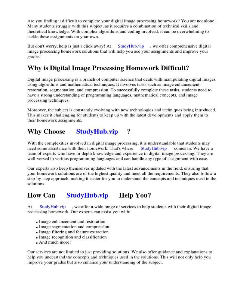 Digital Image Processing Homework Solutions | PDF | Image Segmentation | Image Editing