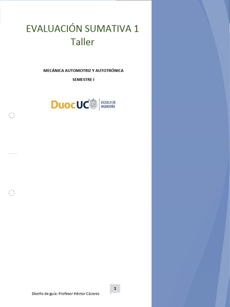 2_1_2_Evaluacion_Sumativa_1_TALLER | PDF | Evaluación | Cognición