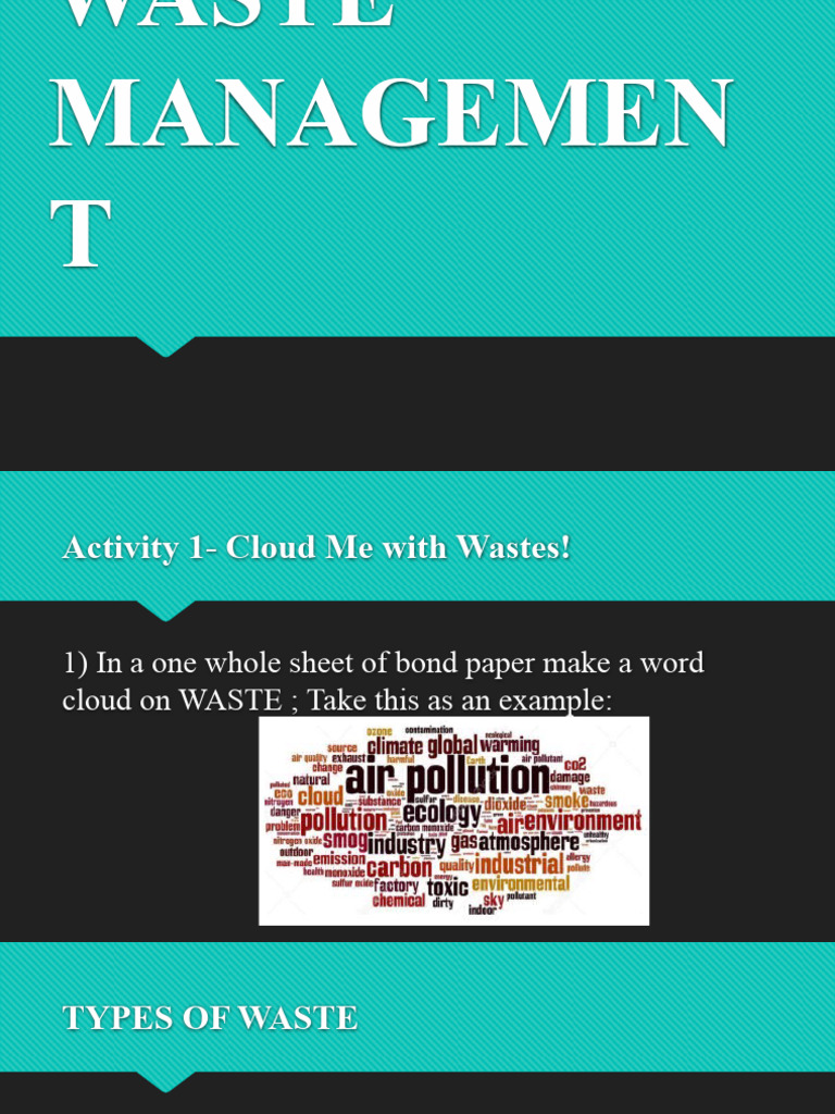 Lesson 10 Waste Management | PDF | Waste | Waste Management
