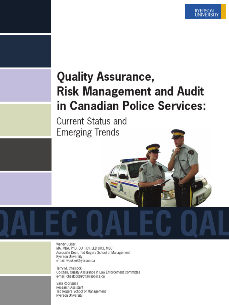 Canadian Police QA & Risk Audit Trends | PDF | Internal Audit | Audit
