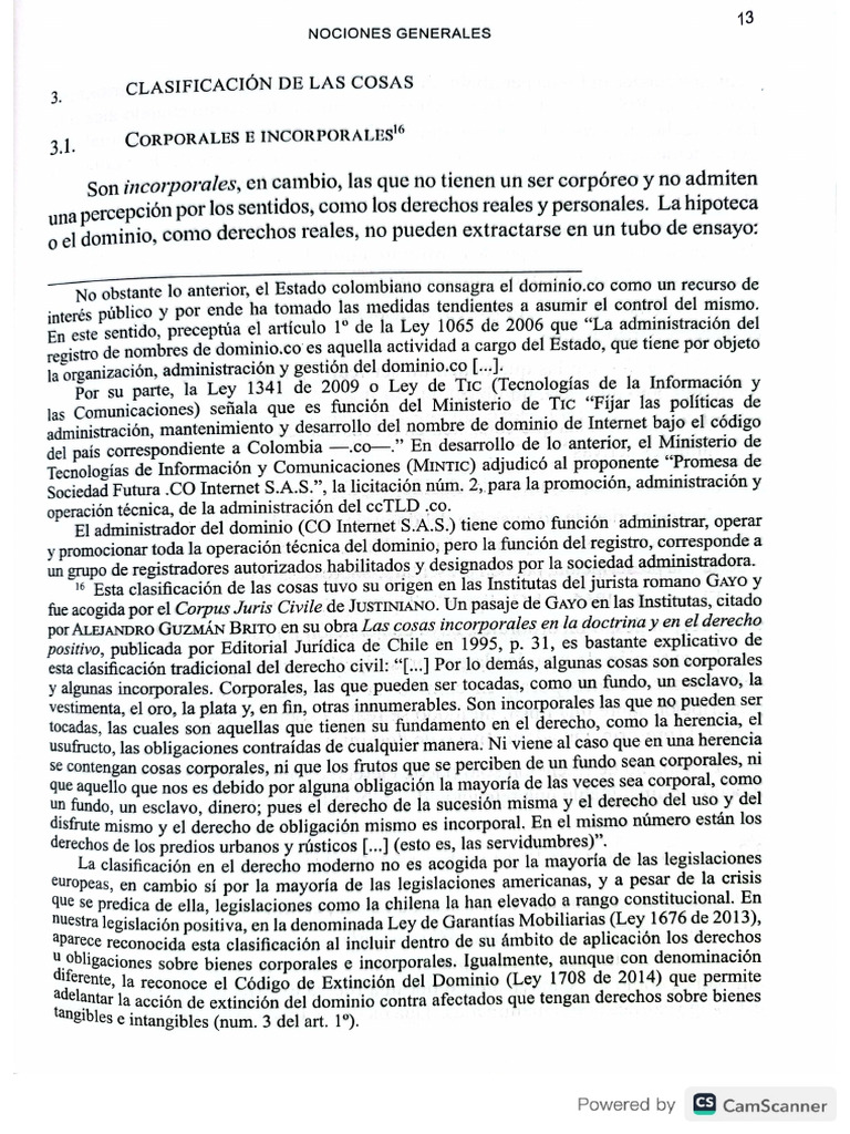 Bienes Inmuebles - Definición y Clasificación | PDF