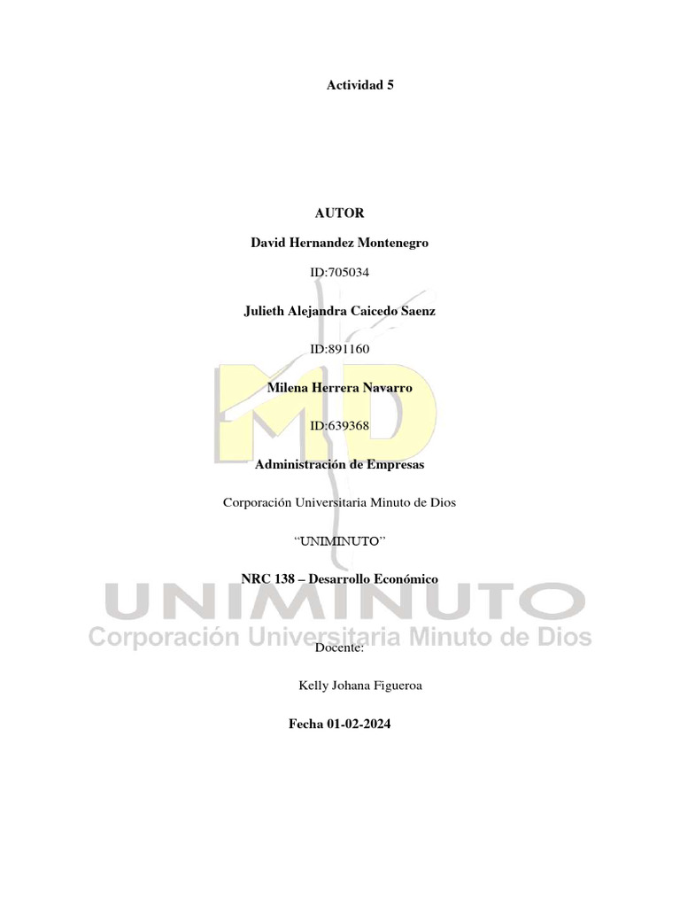Actividad 5 Grupal | PDF | Conglomerado (Empresa) | Business