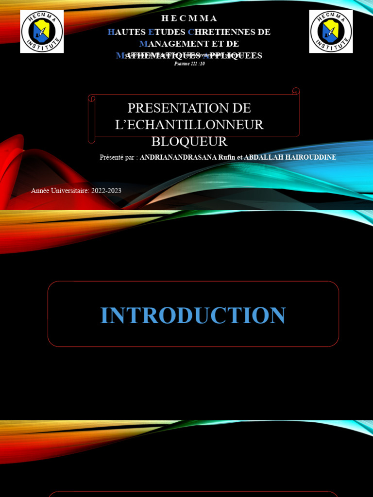 Présentation de L'exposé | PDF