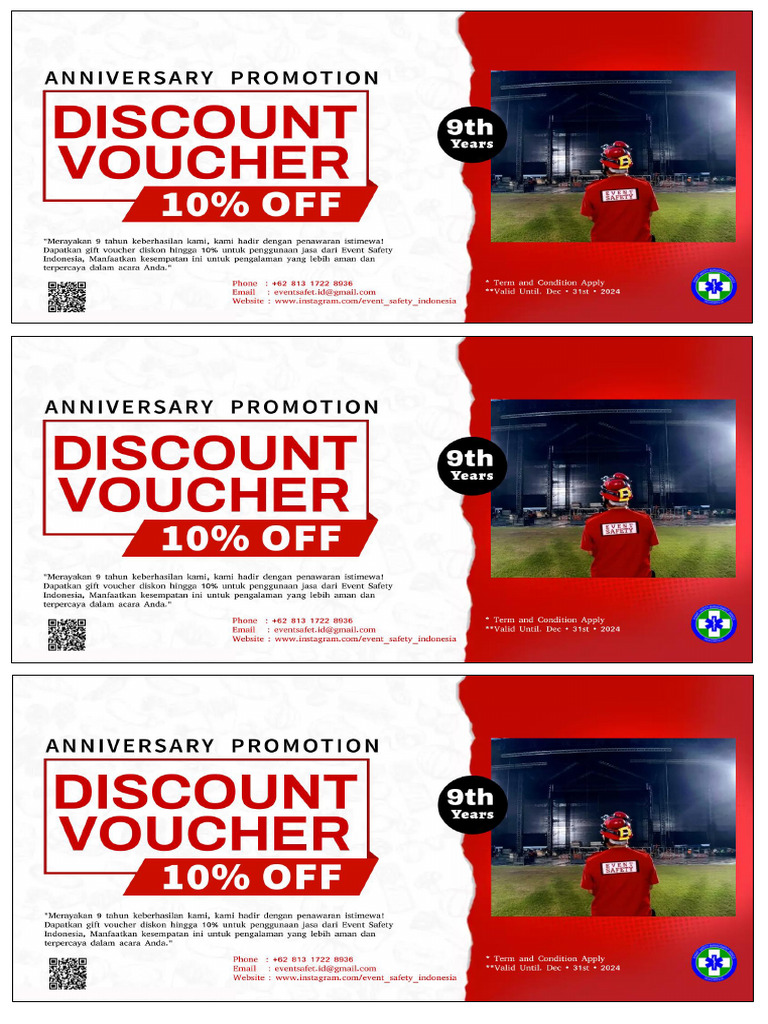 Voucher Event Safety | PDF