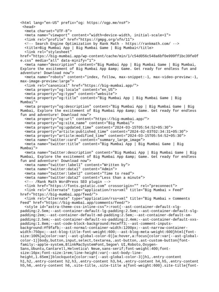 Big Mumbai Hack | PDF