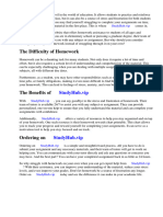 Free Printable Homework Chart | PDF | Homework | Worksheet
