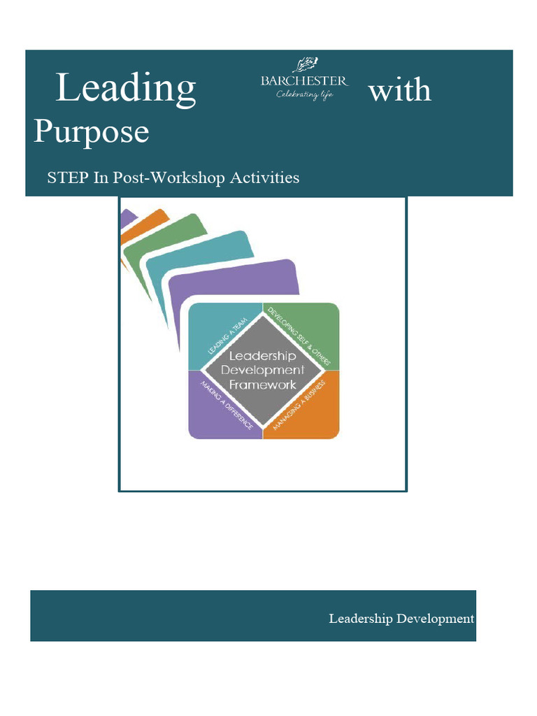 Document (1) Leading With Purpose | PDF | Leadership | Mentorship