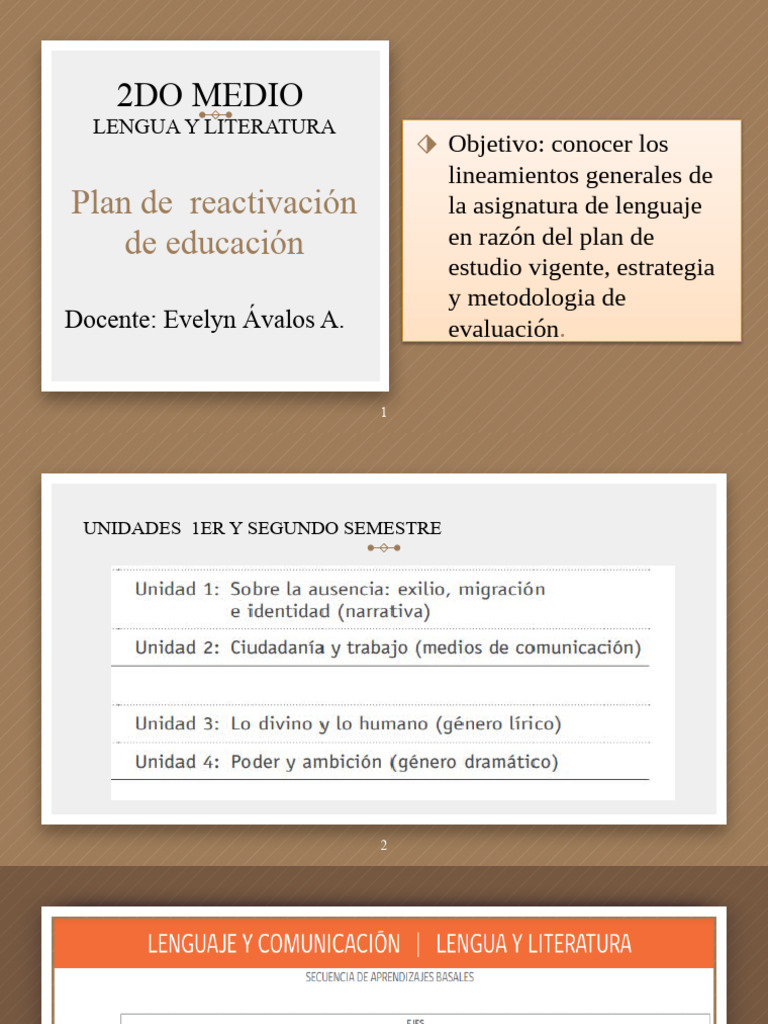 Clase 1 2do Medio 2023 | PDF