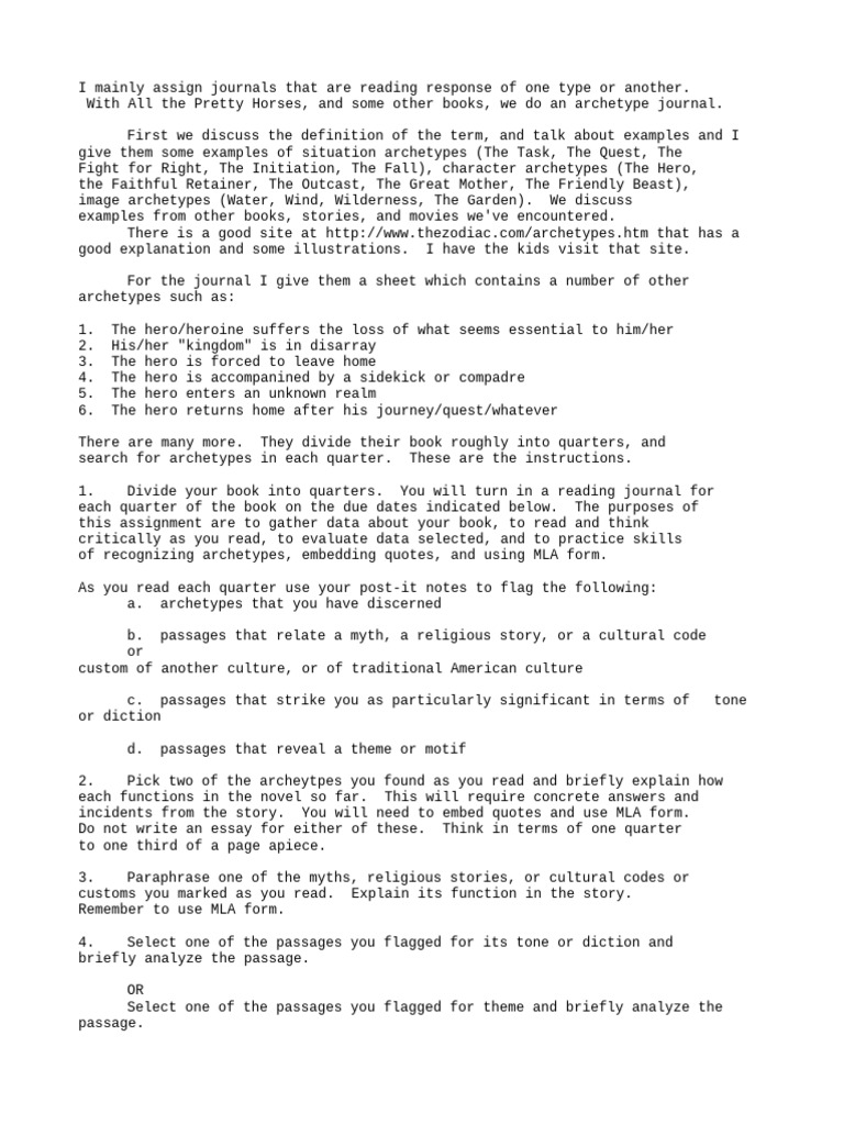 Archetype Pdf Hero Archetype