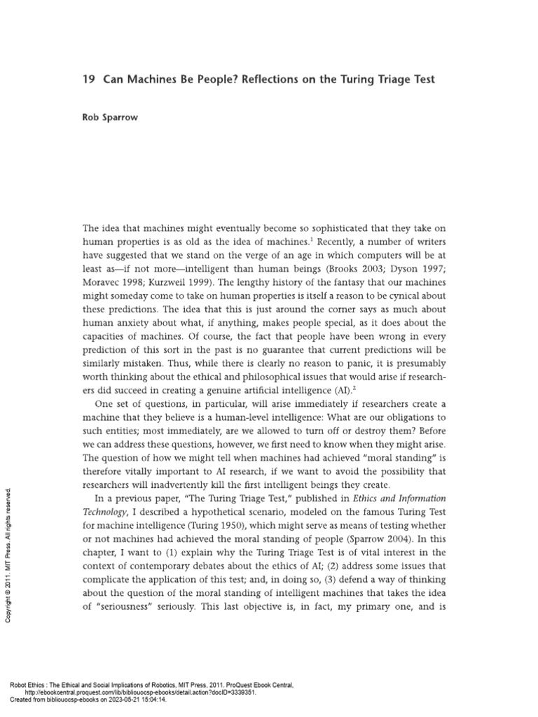 Robot - Ethics - The - Ethical - and - Social - Implications (PG - 301 ...