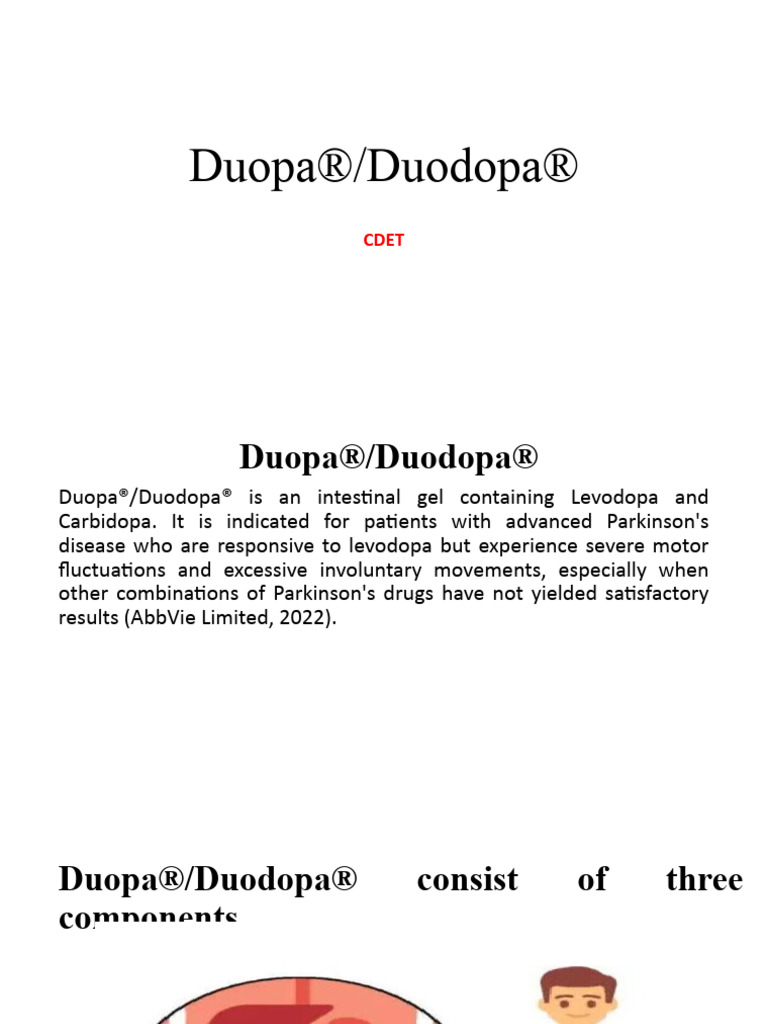 Duopa® | PDF | Specification (Technical Standard) | Food And Drug ...