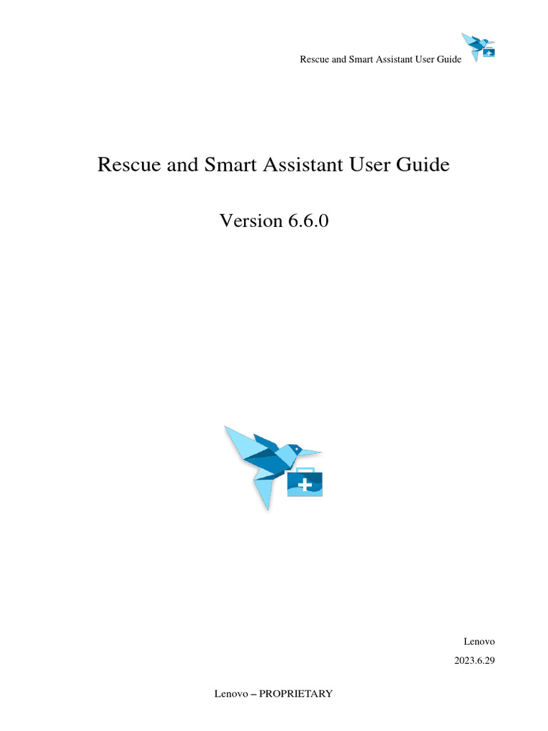 Rescue and Smart Assistant User Guide-V6.6.0 English | Download Free PDF | Icon (Computing) | Backup