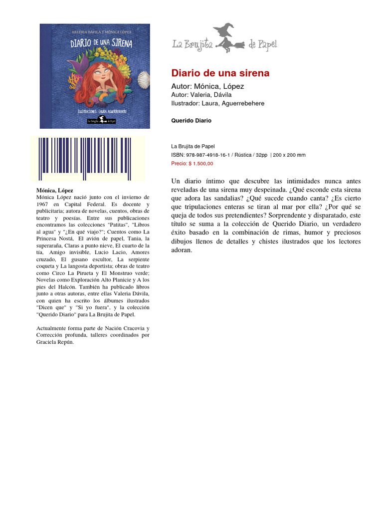 Diario de una Sirena Despeinada | PDF | Poesía | Ficción general