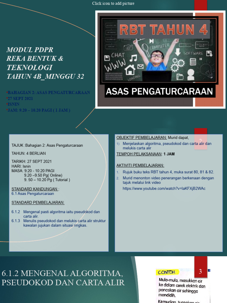 Modul PDPR RBT Tahun 4B Mggu 32 - Isnin 27 Sept 21 | PDF