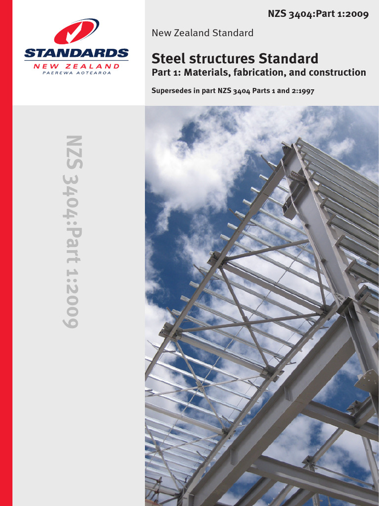 NZS3404.1-2009 - Steel Structures Standard | PDF | Copyright | Strength ...
