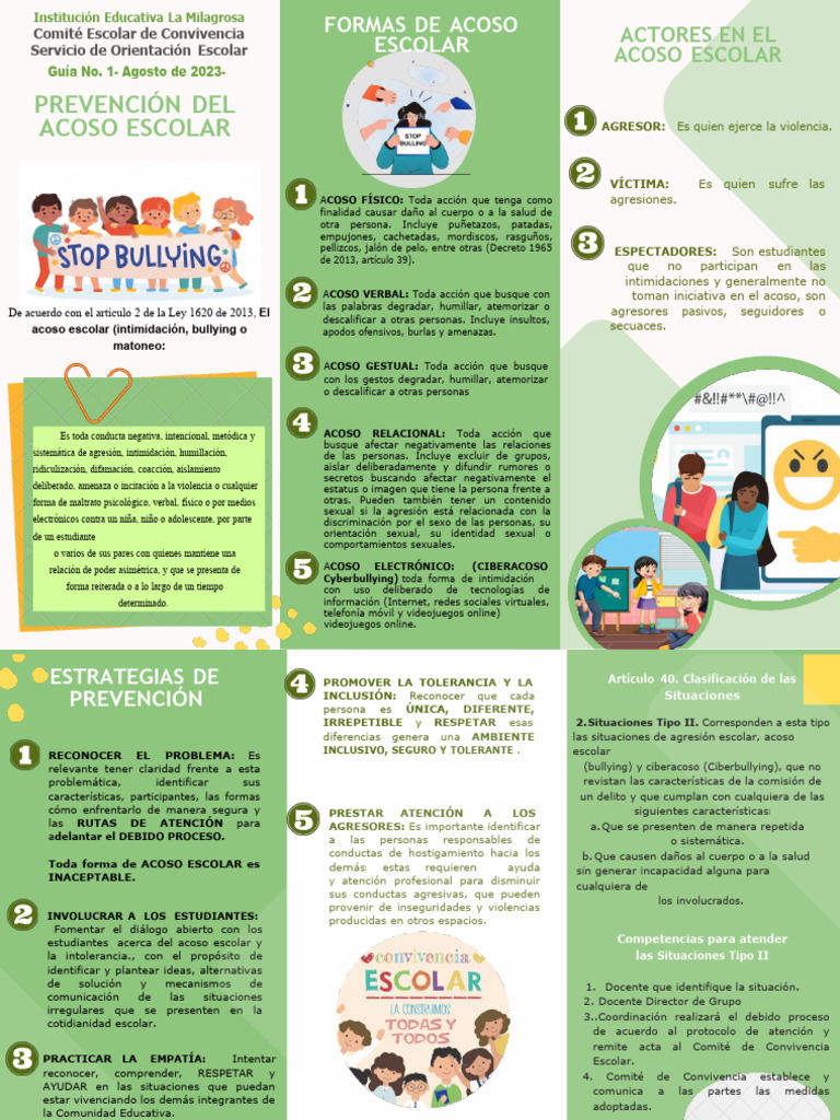 Prevención del Acoso Escolar | PDF | Acoso cibernético | Agresión