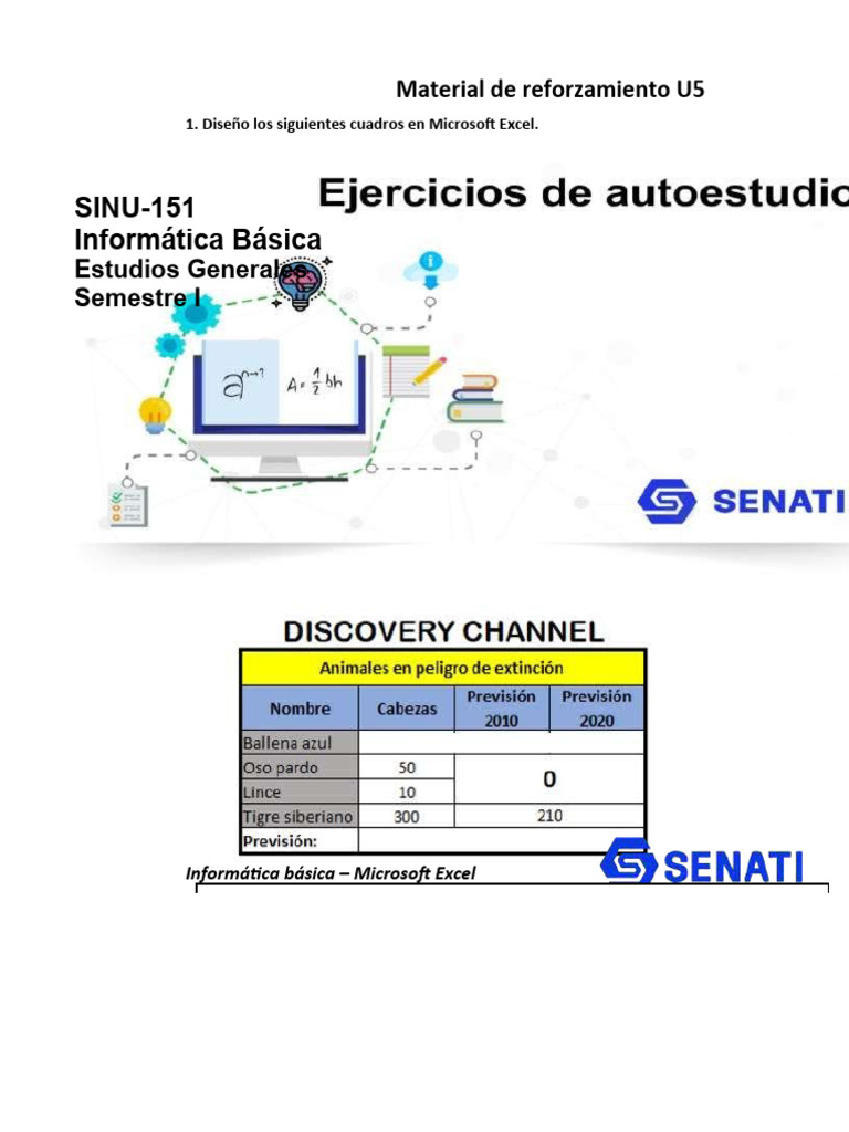 SINU-151 Unidad05 Material Reforzamiento | PDF