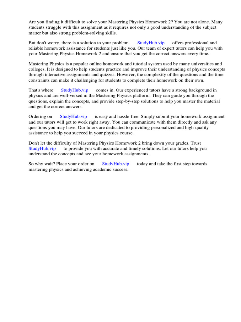 Mastering Physics Homework 2 Answers Pdf Facebook Websites