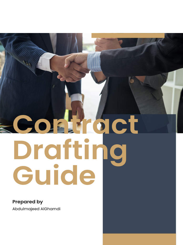 Contract Drafting Guide 1664962565 | PDF | English Language | Word