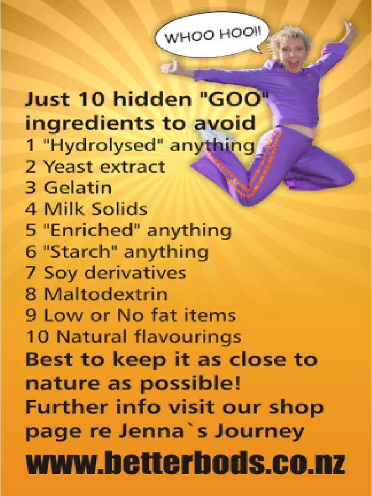 10 Hidden Goo Ingredients Card | PDF