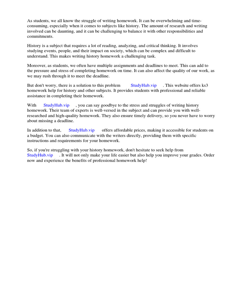 Ks3 Homework Help History | Download Free PDF | Homework | Worksheet