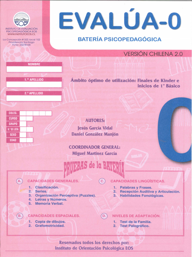 Evalua 0 Protocolo 2.0 Chile | PDF