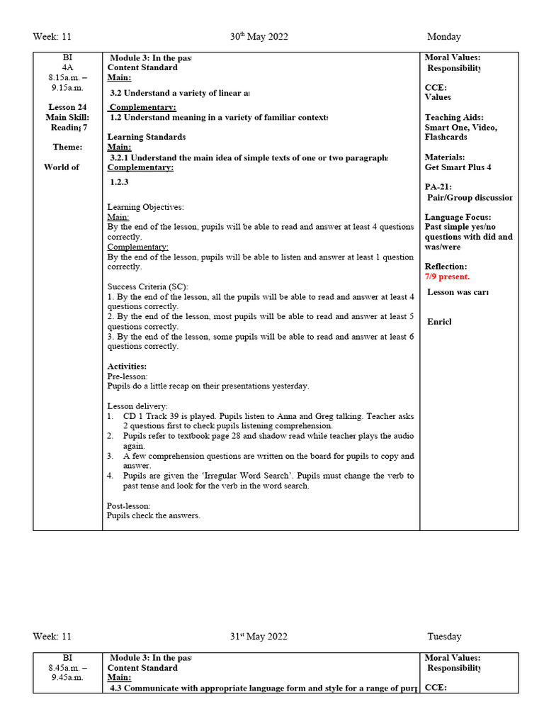 Sky Erph M11 | PDF | Reading Comprehension | Human Communication