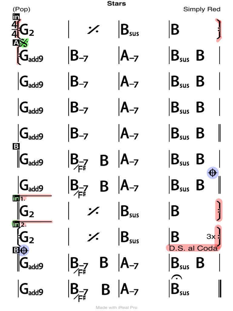 Stars - Simply Red | PDF