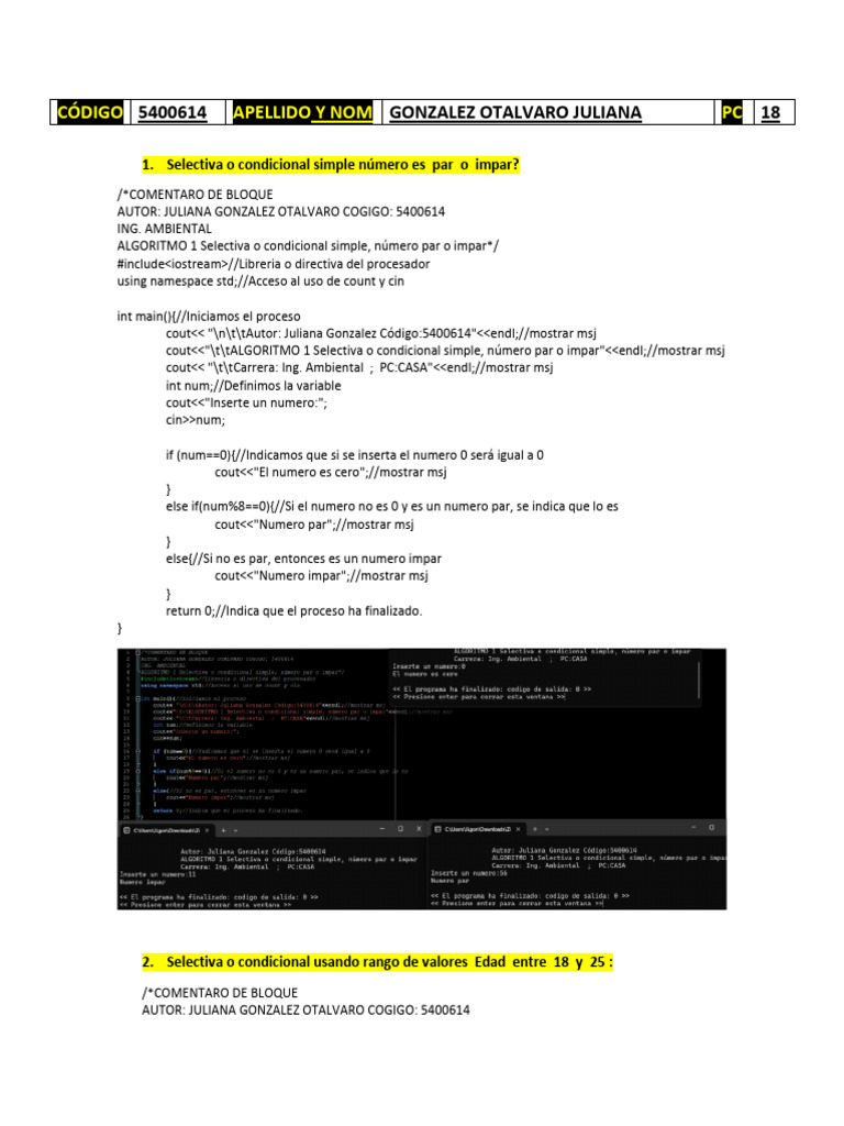Correccion Prog2 JUGONOT | Descargar gratis PDF | Programación de computadoras | Informática