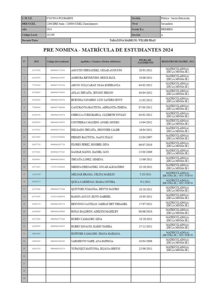 1° A.xlsx - 1° _A_ | PDF
