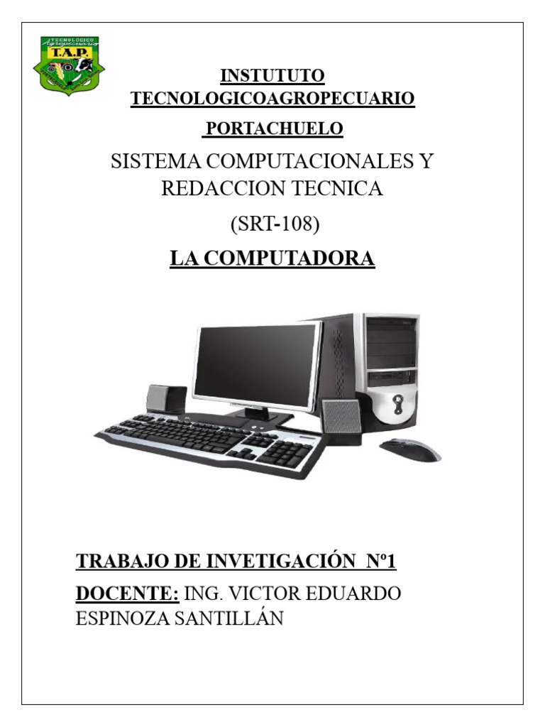 Introducción a la Computadora y su Uso | PDF | Hardware de la ...