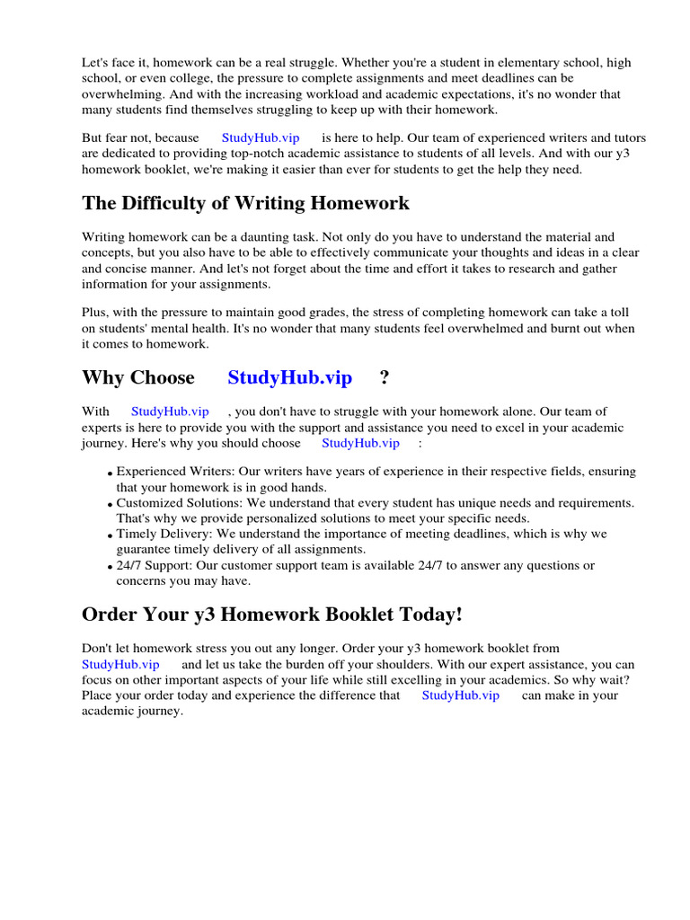 Y3 Homework Booklet | PDF | Facebook | Linked In Y3 Homework Booklet | PDF | Facebook | Linked In