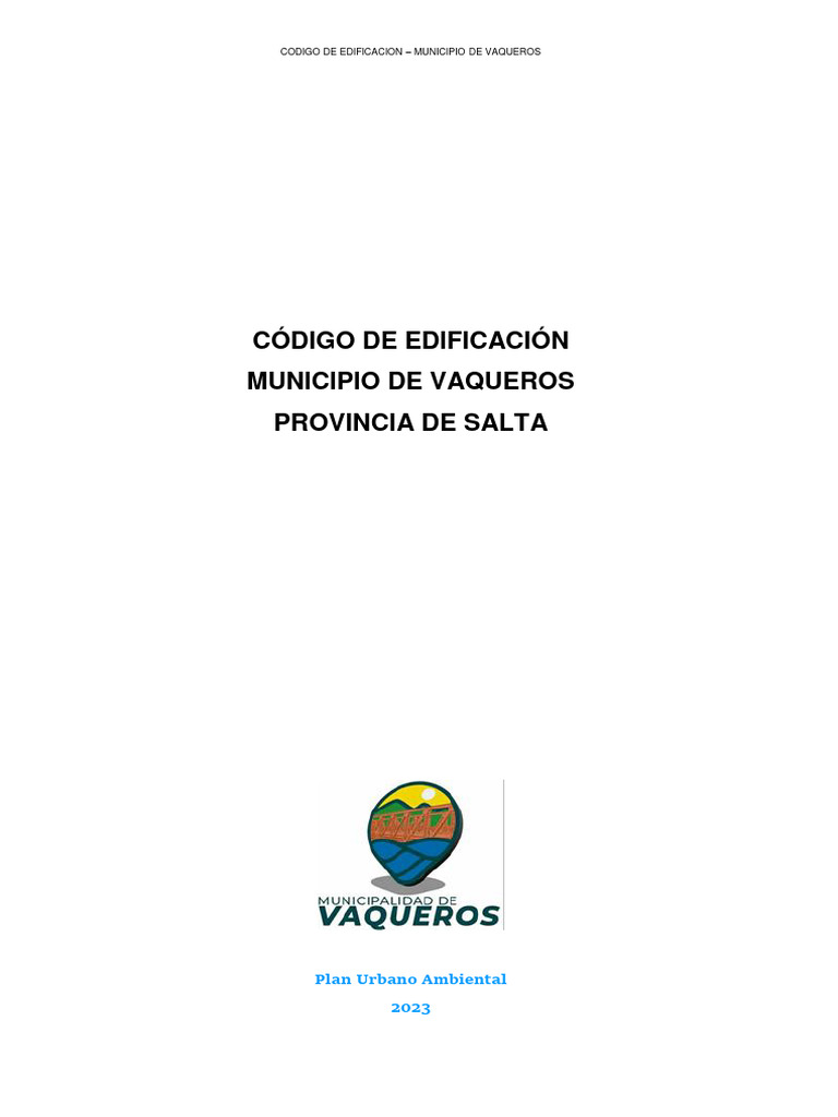 Codigo de Edificacion 2023 | PDF | Multa (pena) | Código de construcción